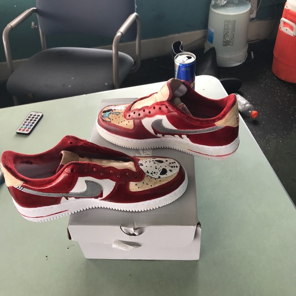 Airforce 1 | Shoes | Custom Murder Man Jason Air Force Ones | Poshmark